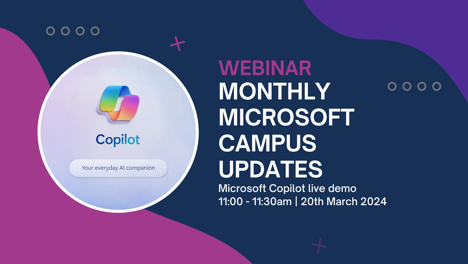 Webinar: Monthly Microsoft Campus Updates – March 2024 - Pugh Computers Ltd
