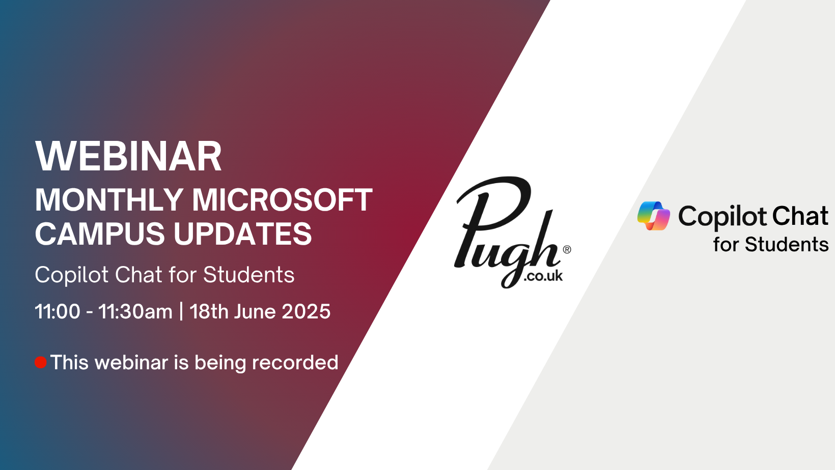 Webinar: Monthly Microsoft Campus Updates – June 2025 - Pugh Computers Ltd